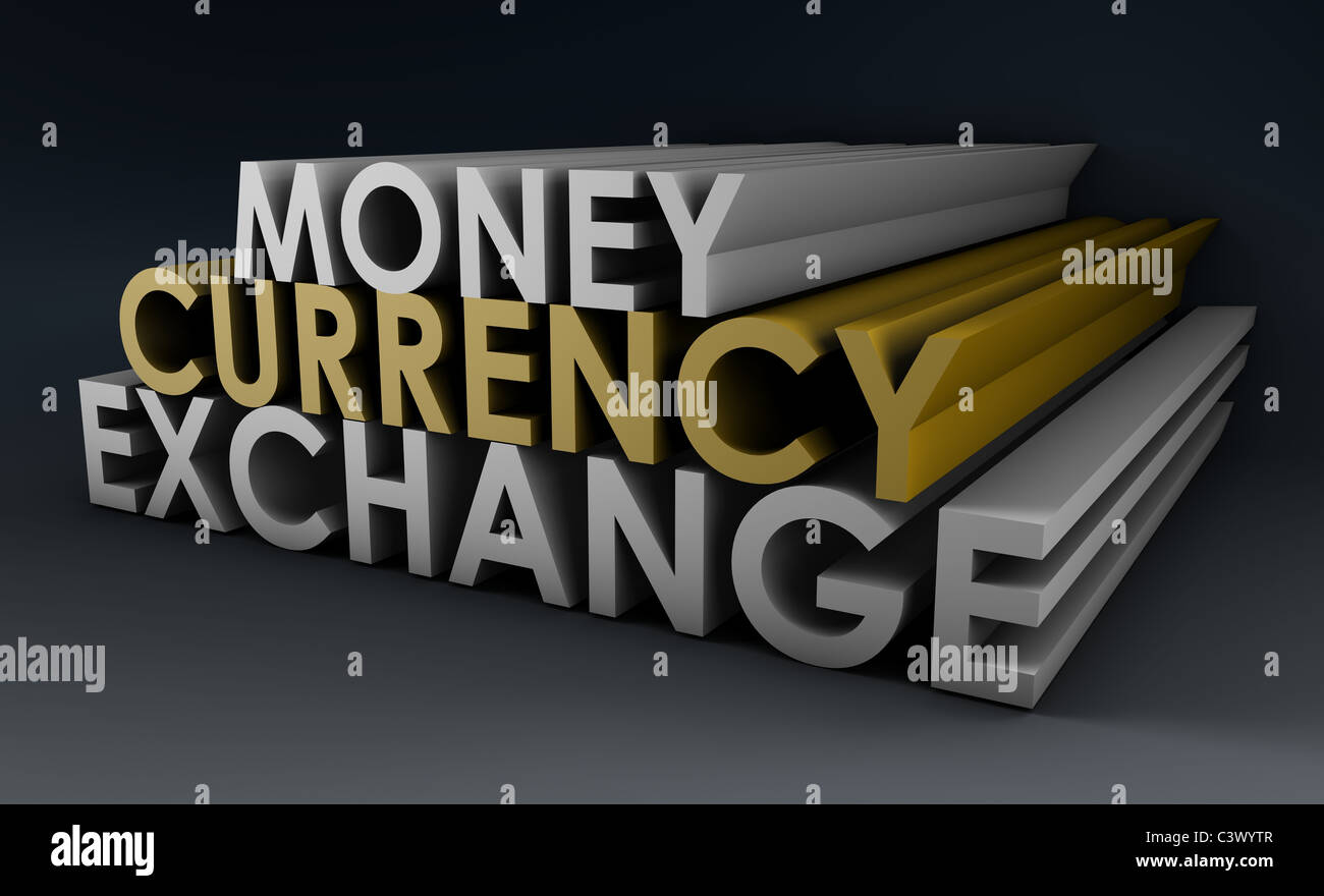 Currency Exchange as a Concept in 3d Stock Photo - Alamy