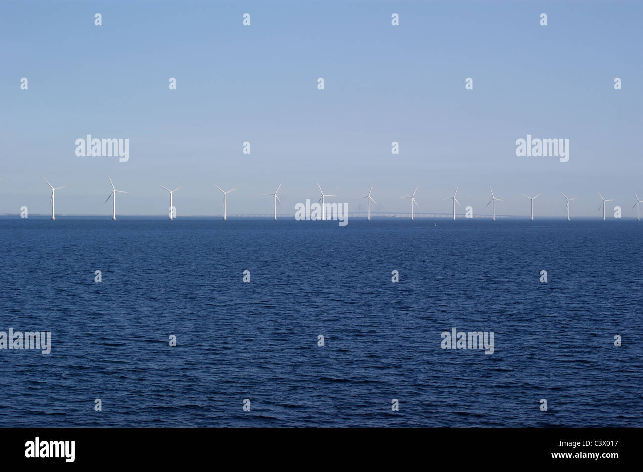 Offshore wind farm, Copenhagen, Denmark Stock Photo - Alamy
