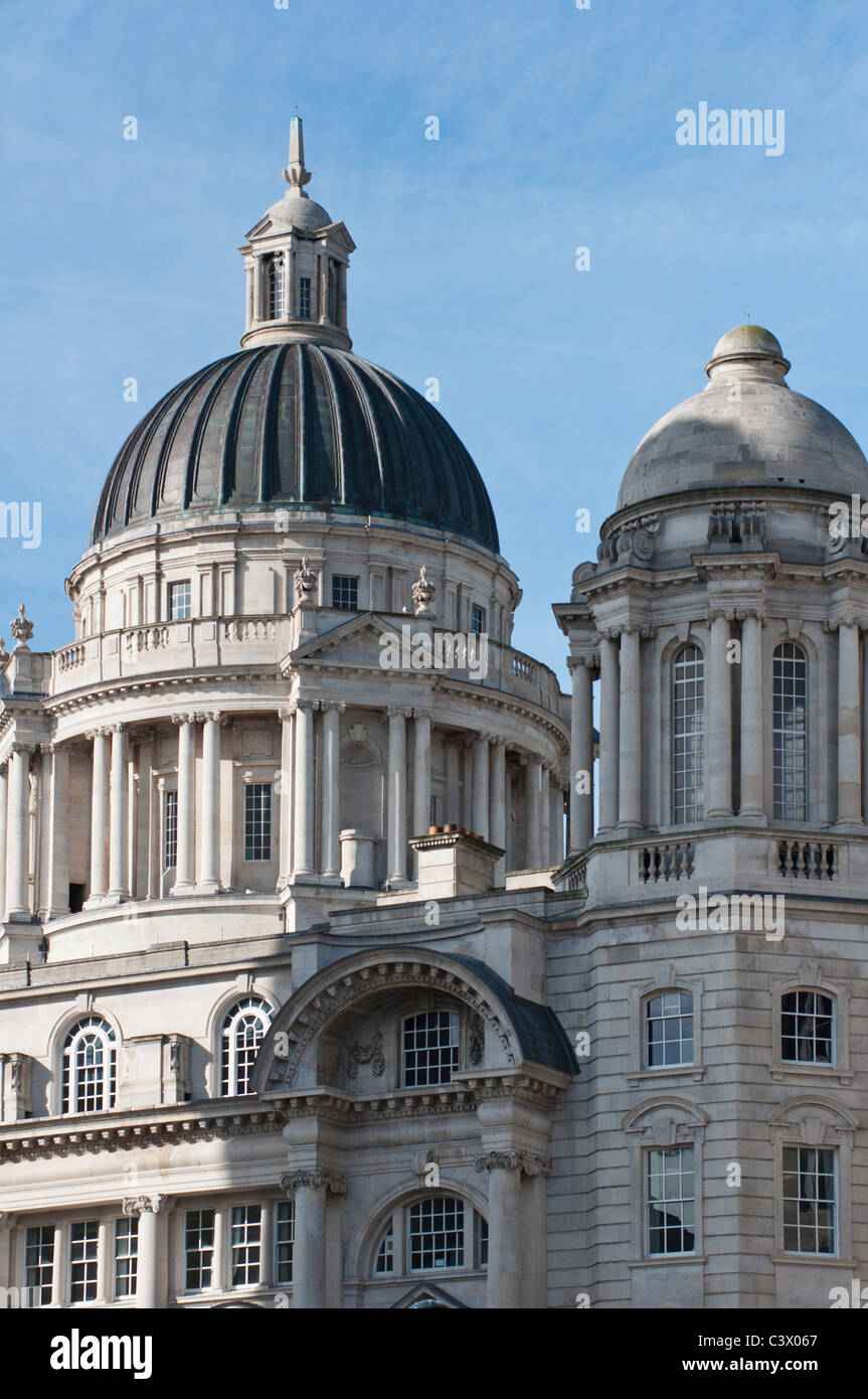 Port of Liverpool Building, Liverpool, Merseyside, England Stock Photo ...