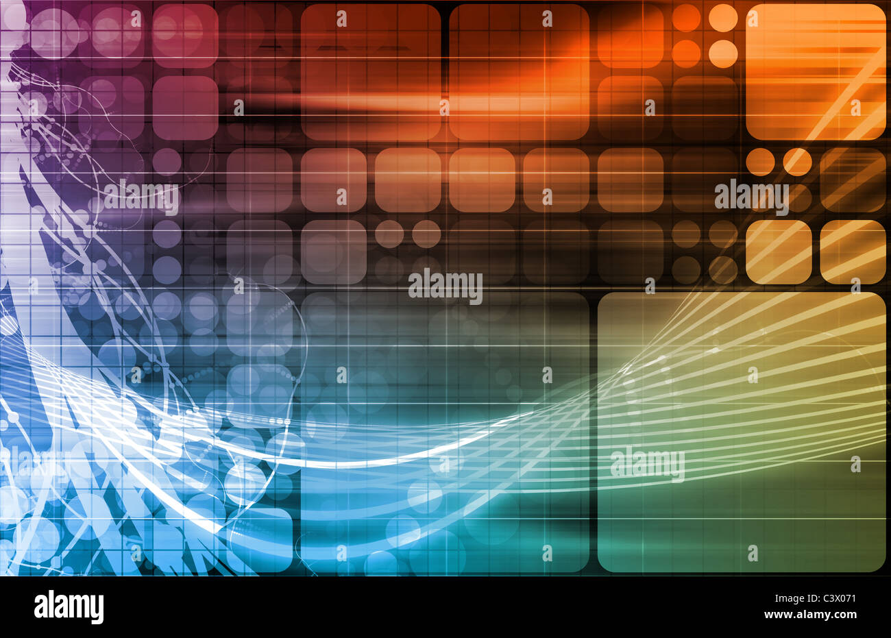 Science Technology Data as a Abstract Art Stock Photo - Alamy