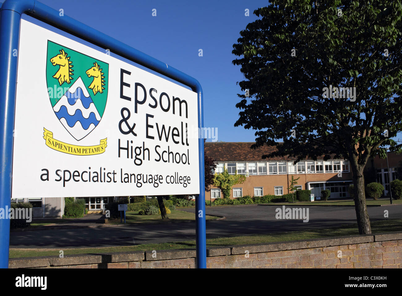 Epsom and Ewell High School, Ruxley Lane, West Ewell, Surrey, England ...