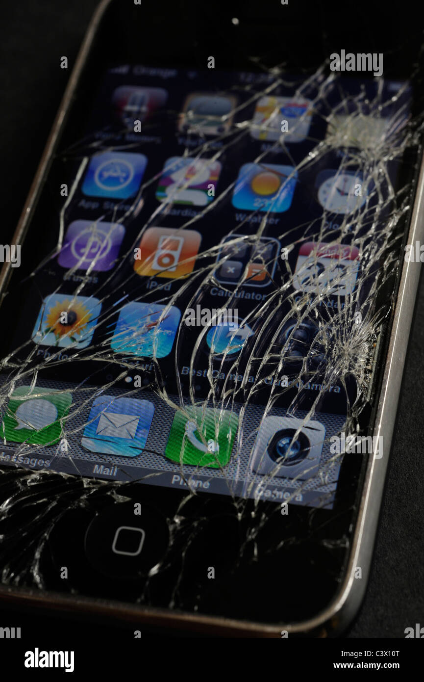 Vector broken phone hi-res stock photography and images - Alamy