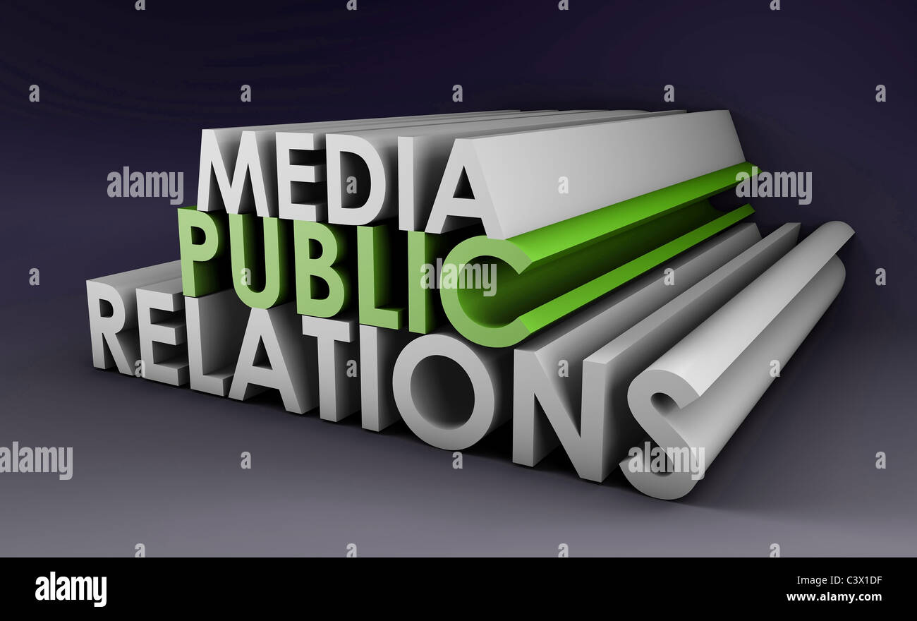 Public Relations Concept in the PR Industry Stock Photo - Alamy