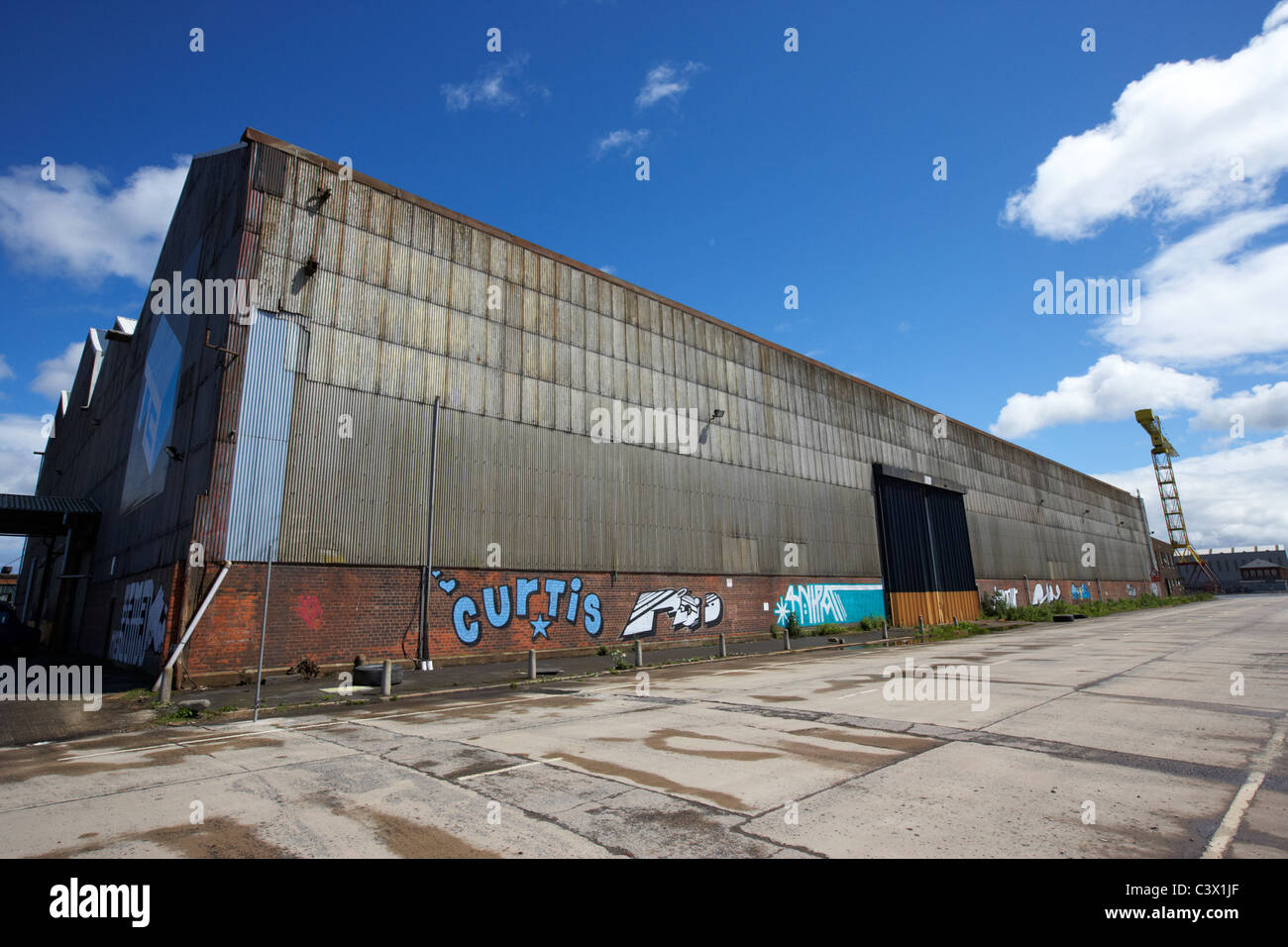 old harland and wolff warehouses turned over for t13 urban sports park ...