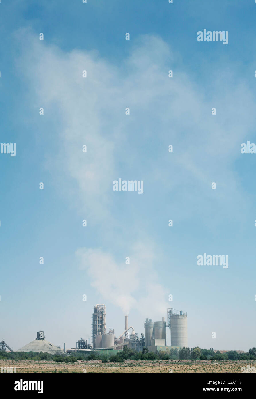 Cement factory in Morocco built and operated by "Ciments du Maroc" on ...