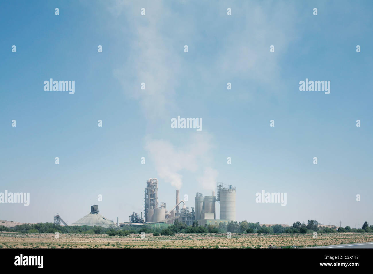Cement factory in Morocco built and operated by "Ciments du Maroc" on ...