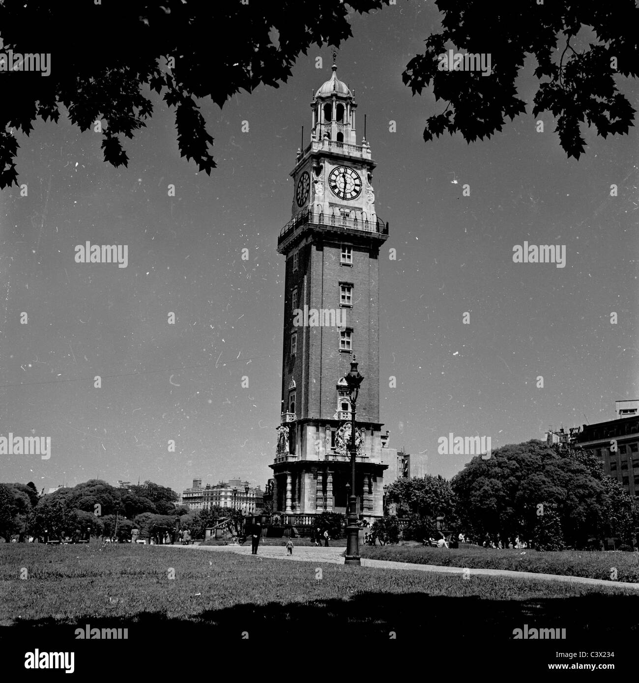 Buenos Aires Argentina, 1950s. View of Clock Tower, gift from the ...