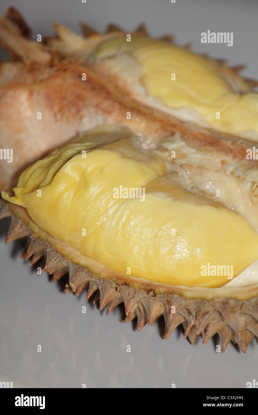 Cut durian hi-res stock photography and images - Alamy