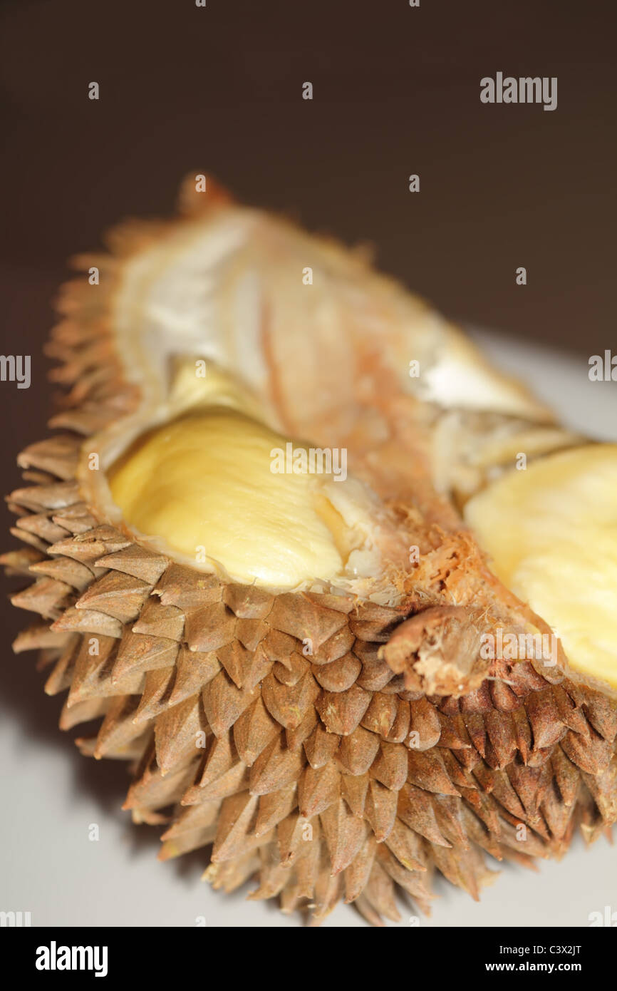 Open durian hi-res stock photography and images - Alamy