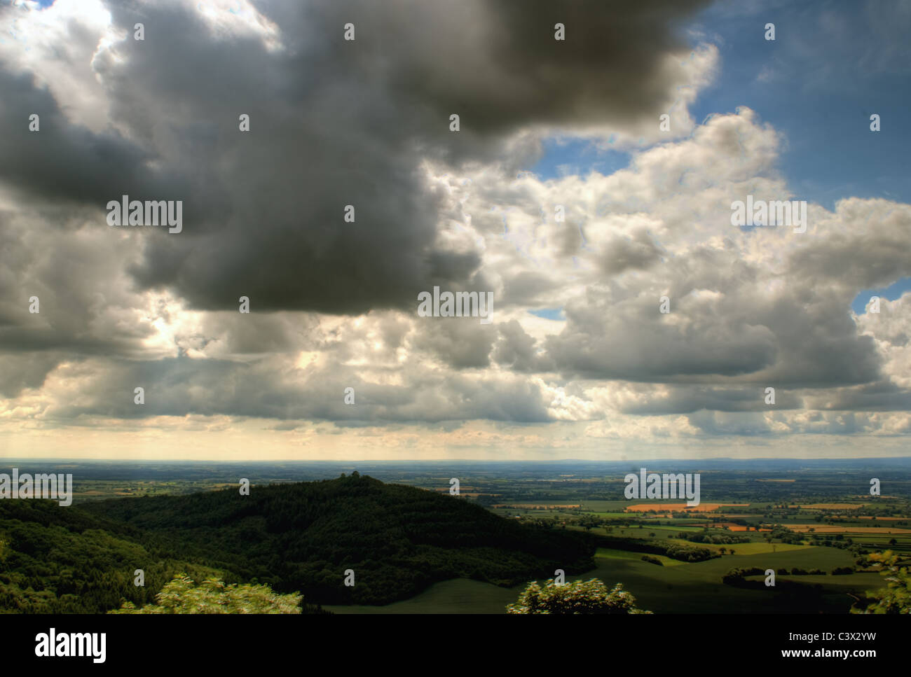 Sutton Bank view Stock Photo - Alamy