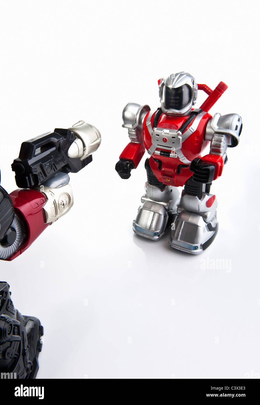 Toy robots hi-res stock photography and images - Alamy