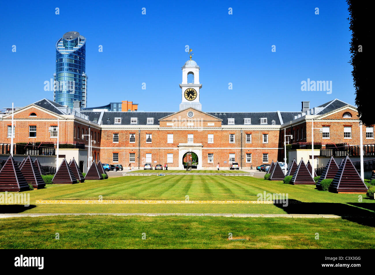 The Vulcan building at Gunwharf Quay ,Portsmouth Stock Photo - Alamy