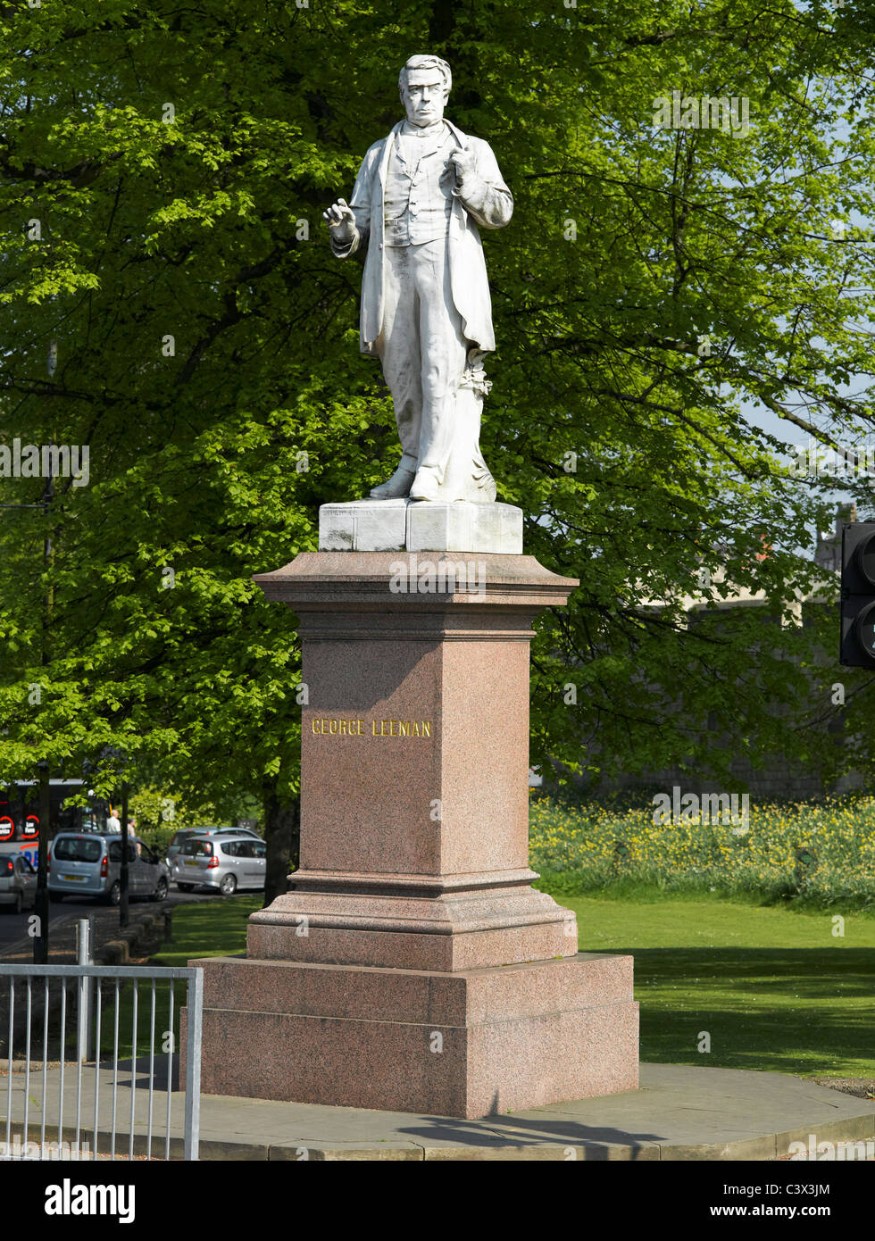 Statue of George Leeman Chairman of the North Eastern Railway York ...
