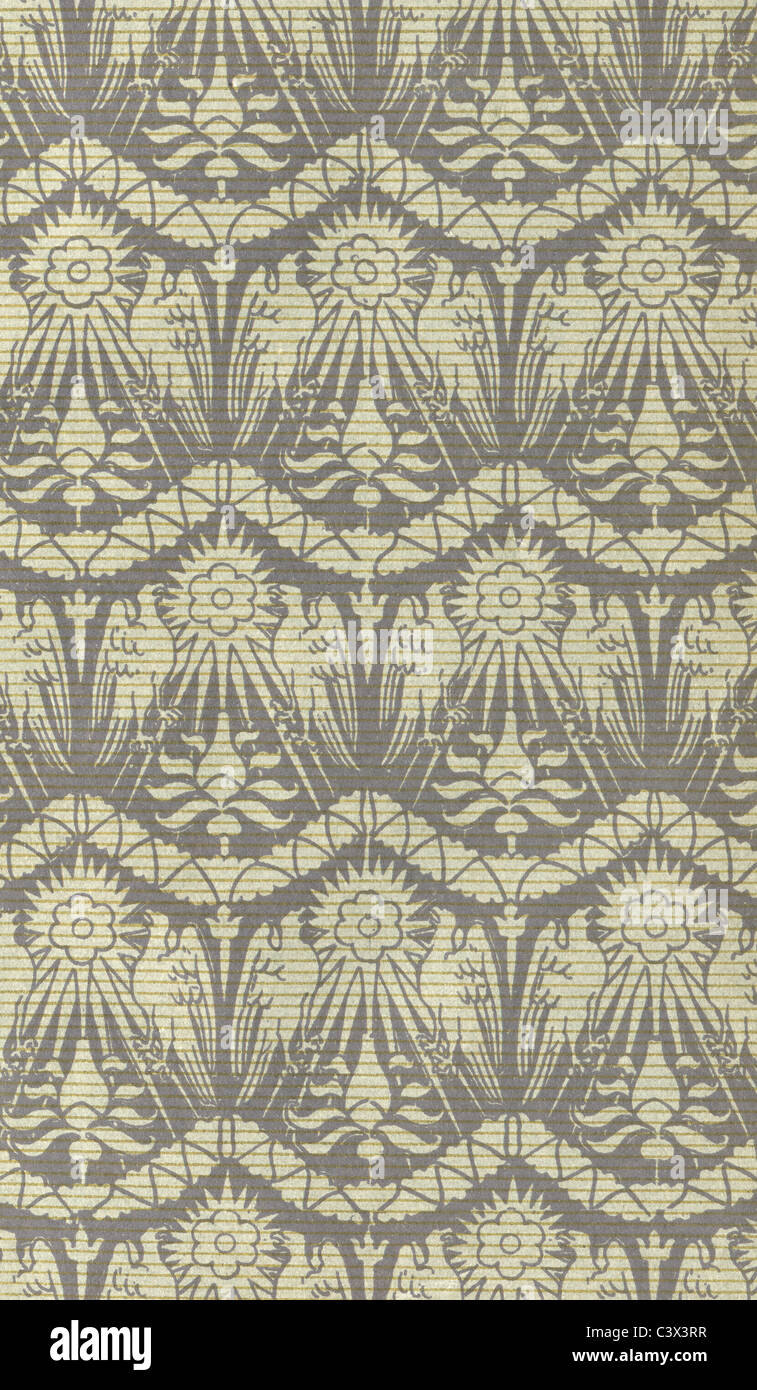 Regency style wallpaper floral hi-res stock photography and images - Alamy