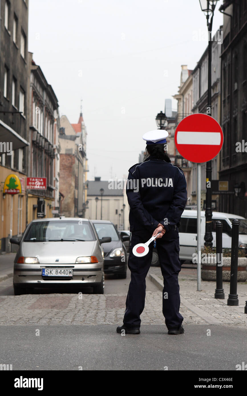 Police woman hat hi-res stock photography and images - Alamy