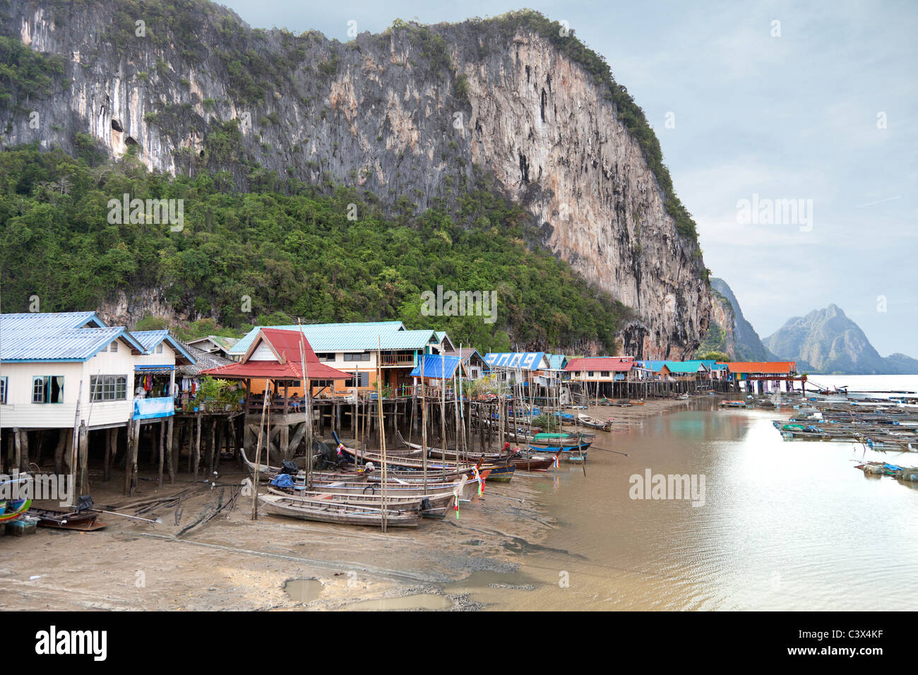 Panyee sea gypsy fishing village, Phuket Thailand 5 Stock Photo - Alamy