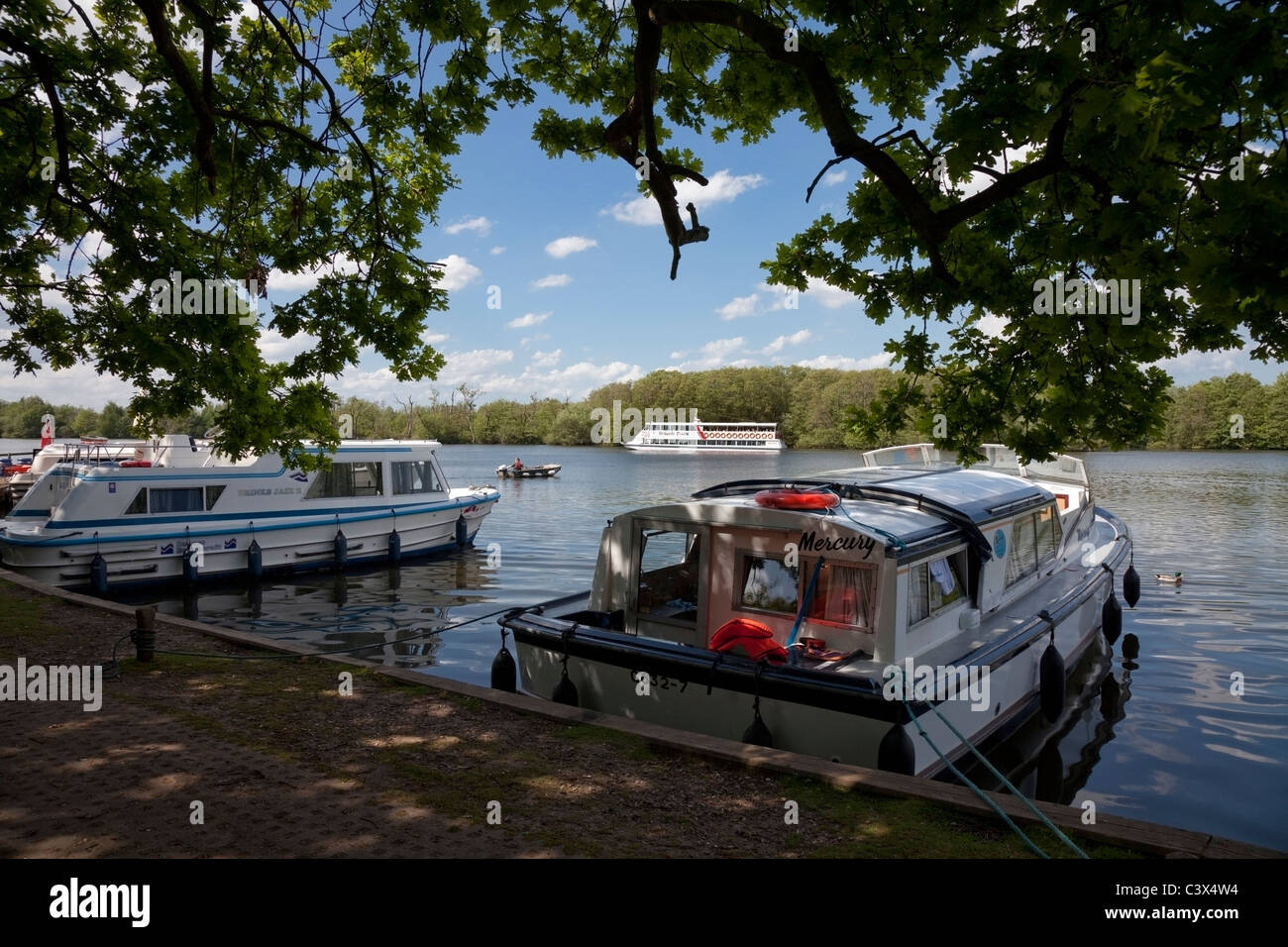 Salhouse Broad Norfolk Broads River Bure Stock Photo - Alamy