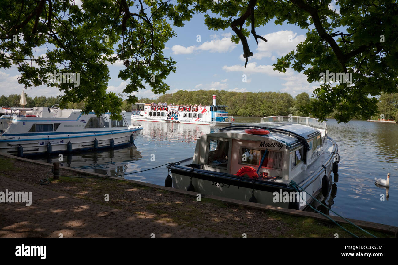 Salhouse Broad Norfolk Broads River Bure Stock Photo - Alamy