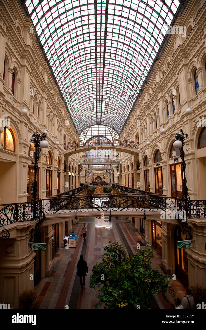 Gum mall, Red Square in Moscow, Russia Stock Photo - Alamy