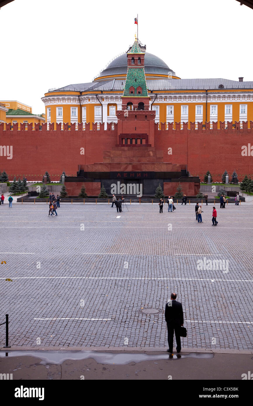 Lenin mausoleum, Red Square in Moscow, Russia Stock Photo - Alamy