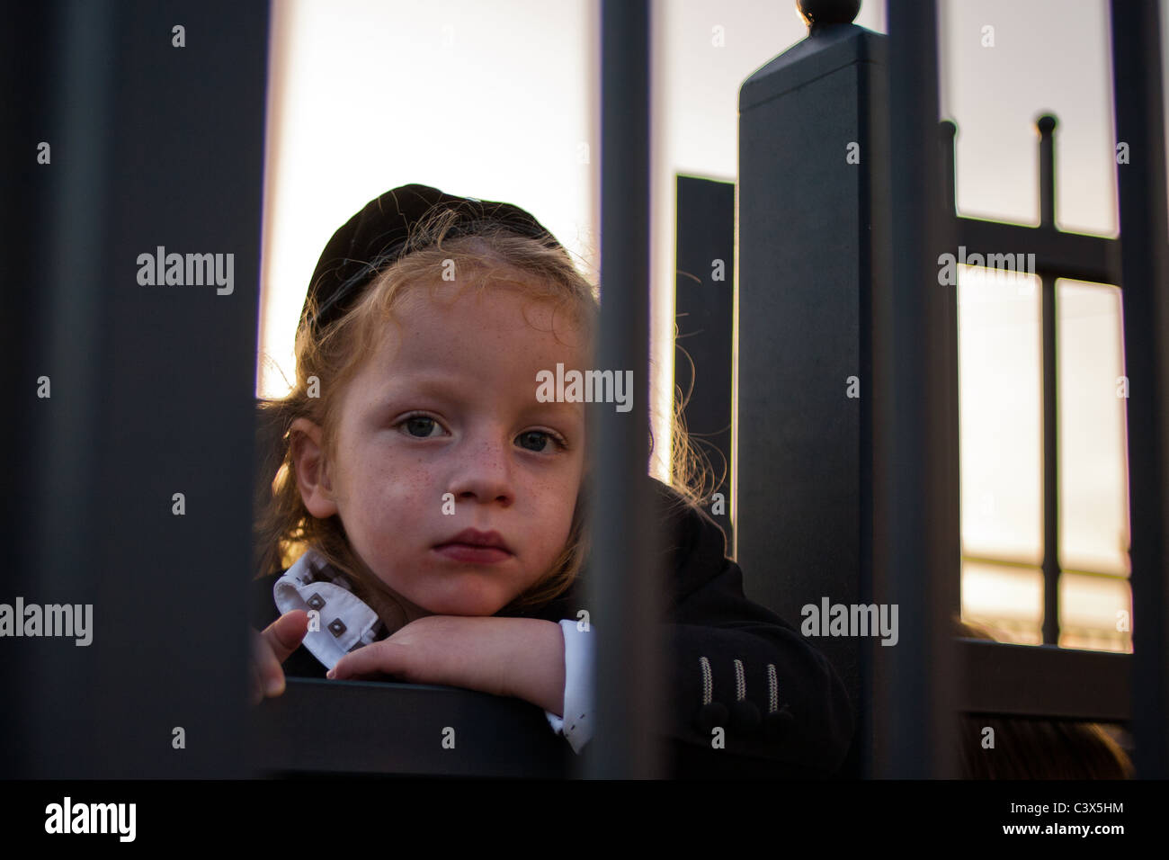Young ultra-Orthodox Jewish boy Stock Photo - Alamy