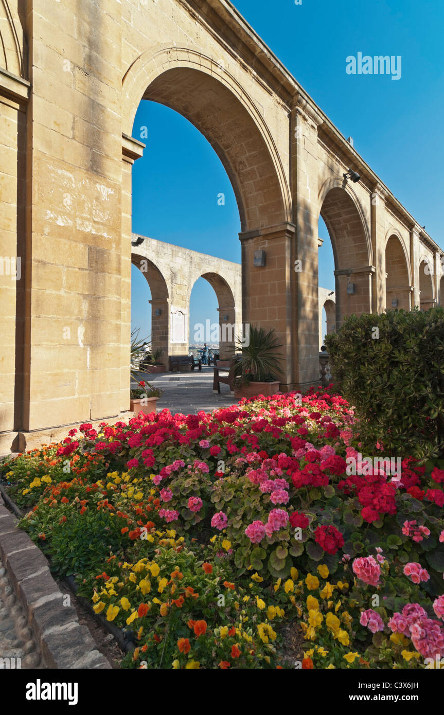 Upper Barrakka Gardens Valletta Malta Stock Photo - Alamy