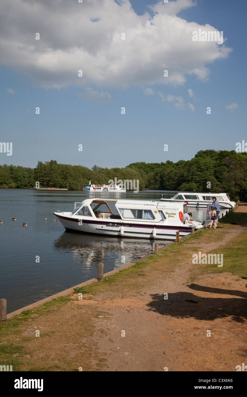 Salhouse Broad Norfolk Broads River Bure Stock Photo - Alamy