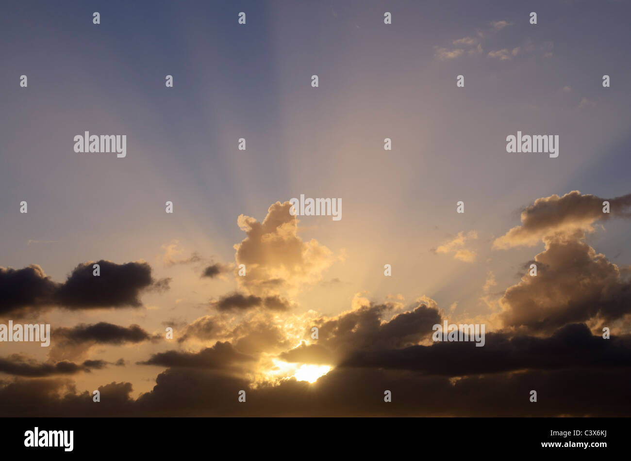 Sunbeam ray light through cloud hi-res stock photography and images - Alamy