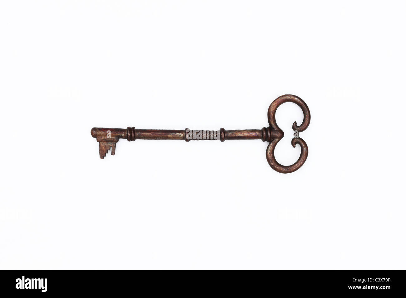 Old fashioned key Cut Out Stock Images & Pictures - Alamy