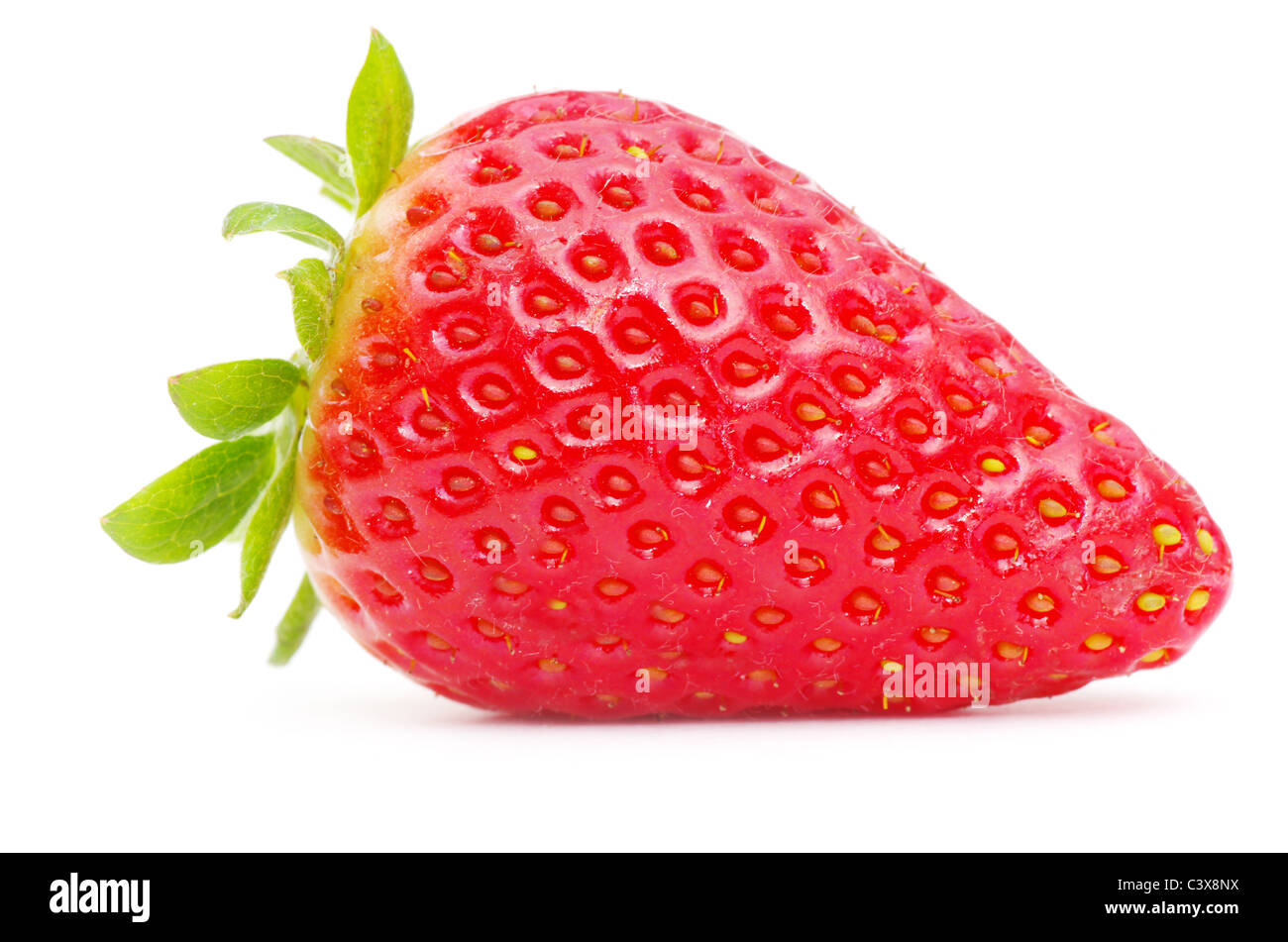 strawberries isolated on white Stock Photo - Alamy