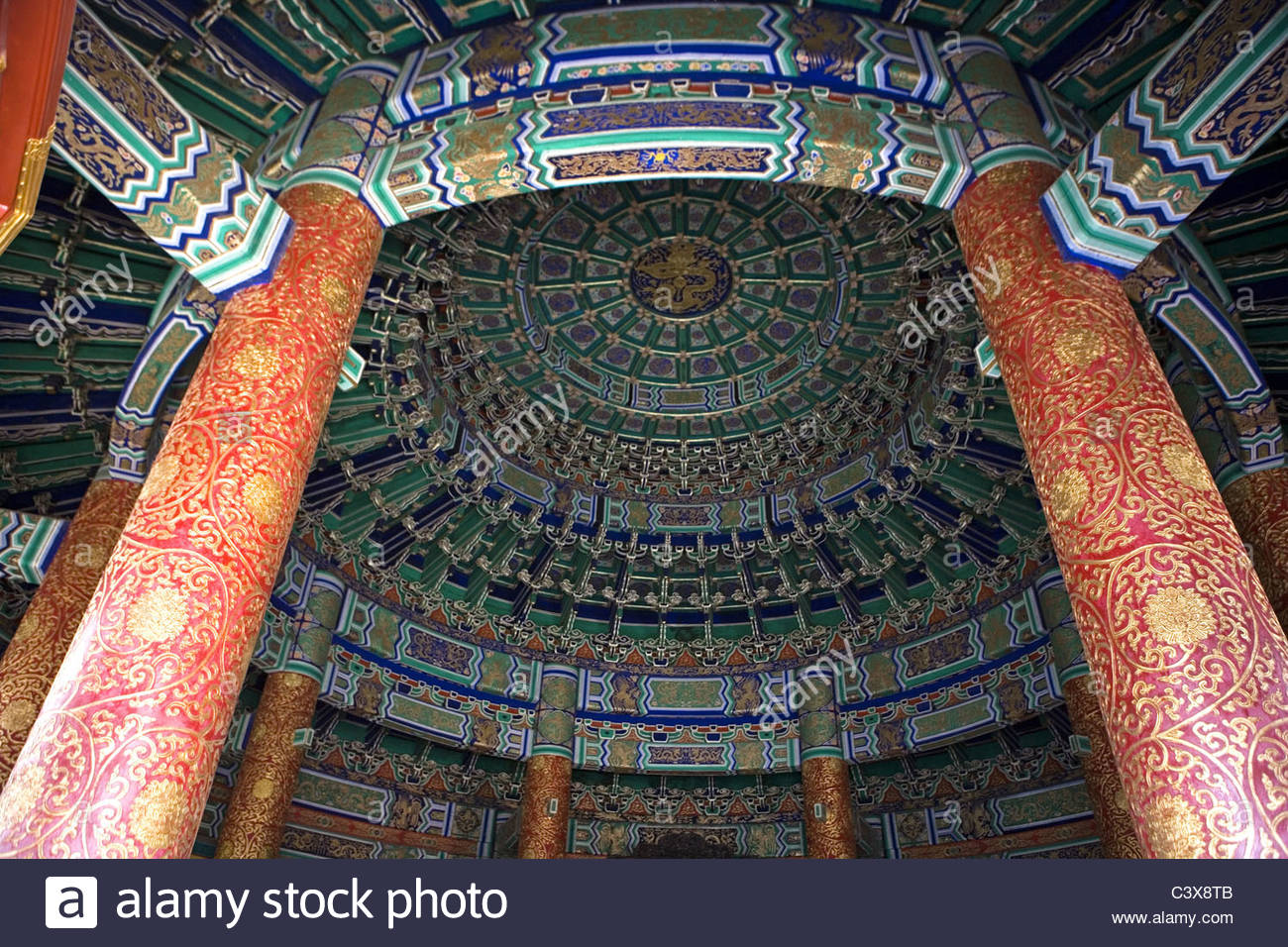 Inside Temple Of Heaven Beijing Stock Photos & Inside Temple Of Heaven ...