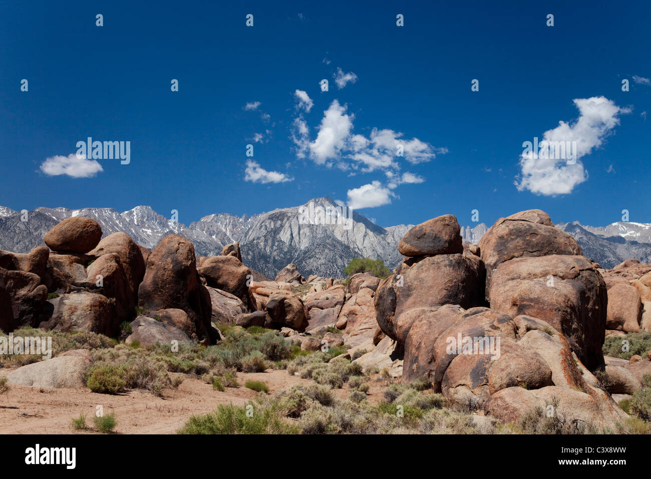 Rock Formations in Sierra Nevada Stock Photo - Alamy