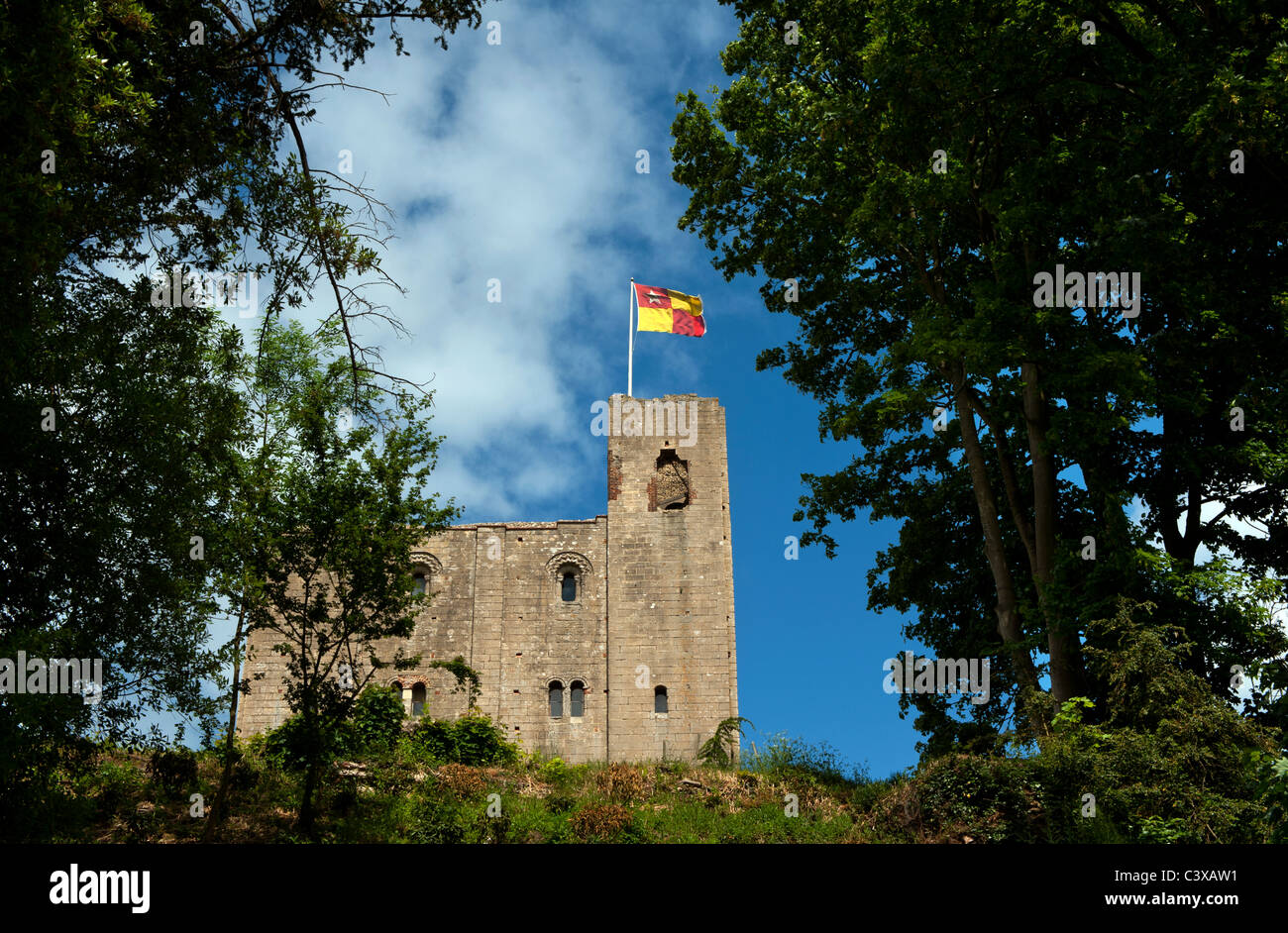 Hedingham Castle and gardens, Castle Hedingham,Essex,England Stock ...