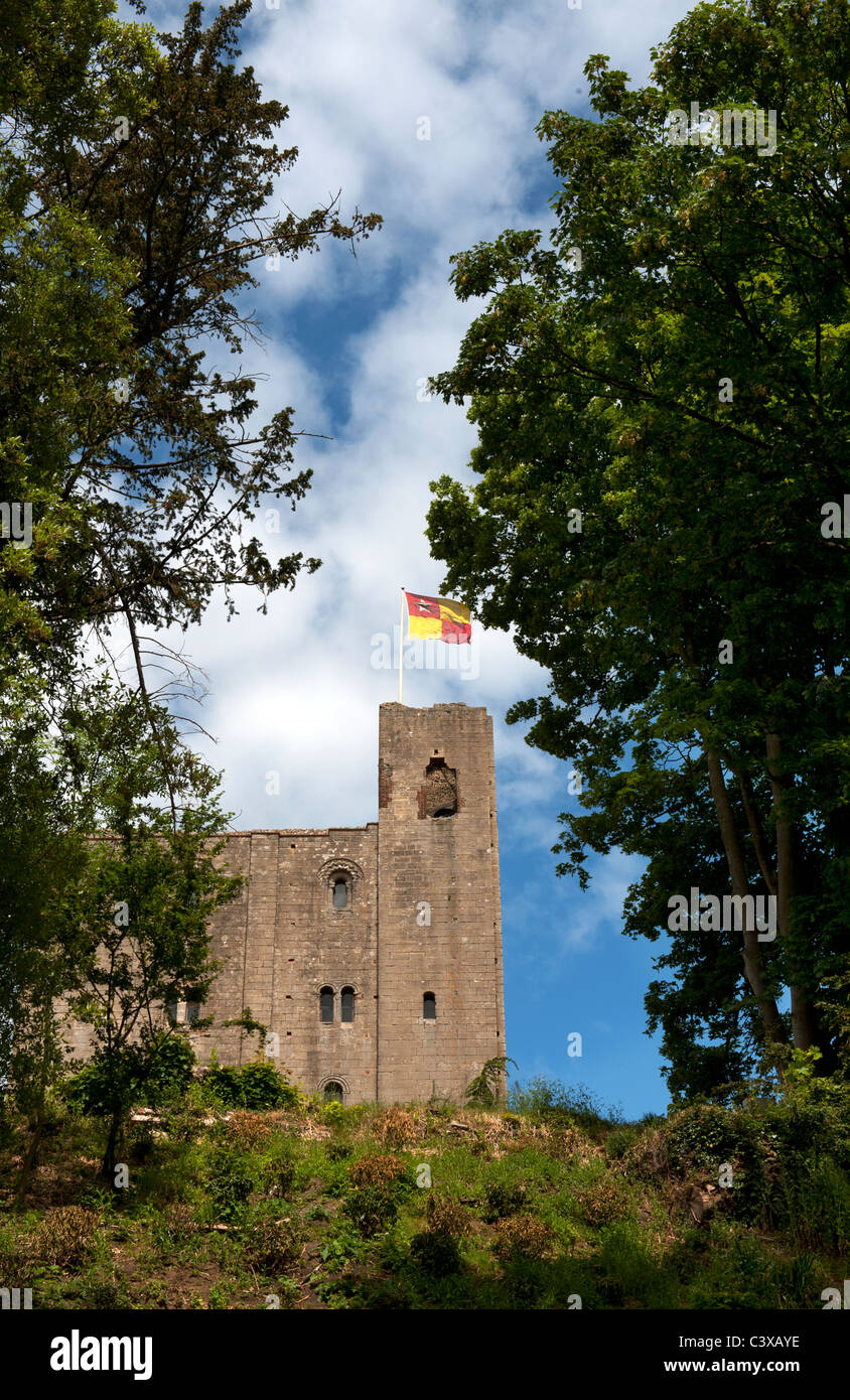 Hedingham Castle and gardens, Castle Hedingham,Essex,England Stock ...