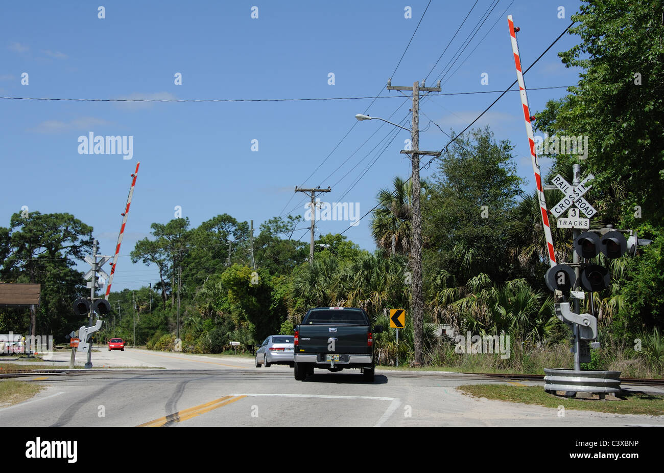 Raised crossing over highway hi-res stock photography and images - Alamy