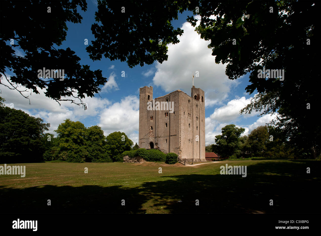 Hedingham Castle and gardens, Castle Hedingham,Essex,England Stock ...