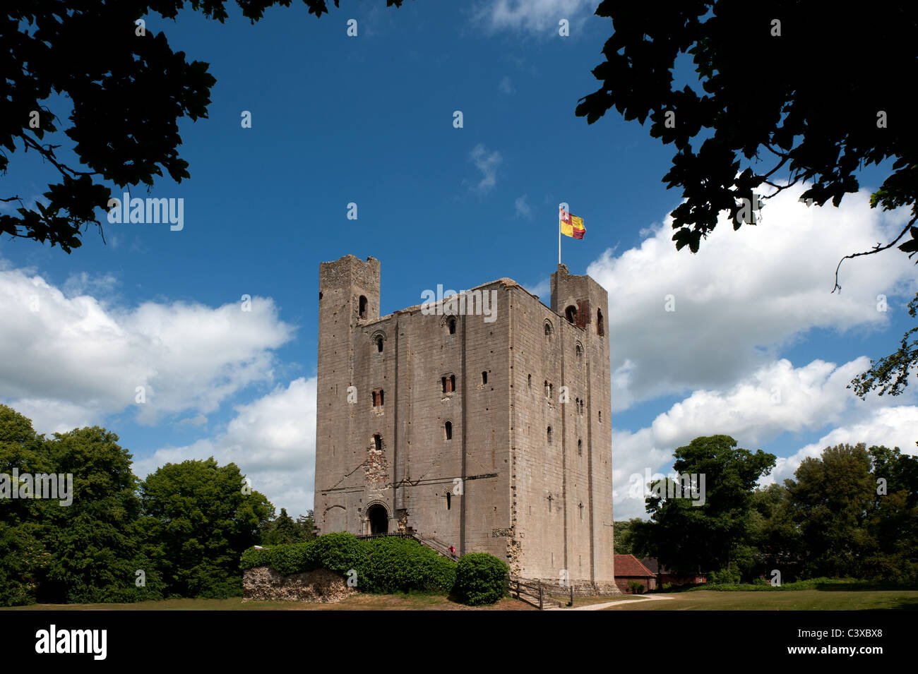 Hedingham Castle and gardens, Castle Hedingham,Essex,England Stock ...