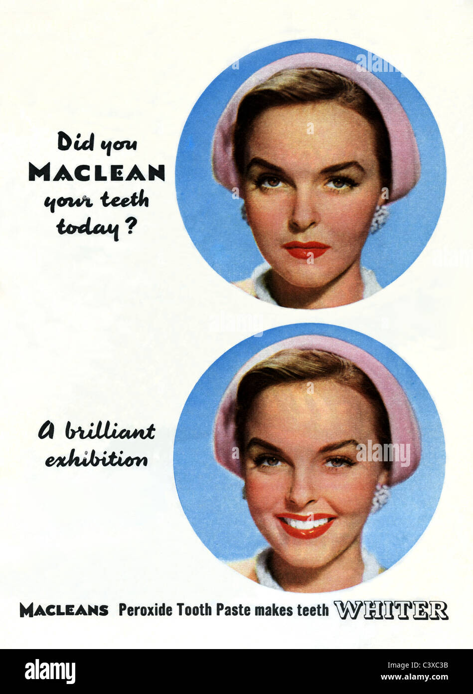 White teeth advertisement hi-res stock photography and images - Alamy