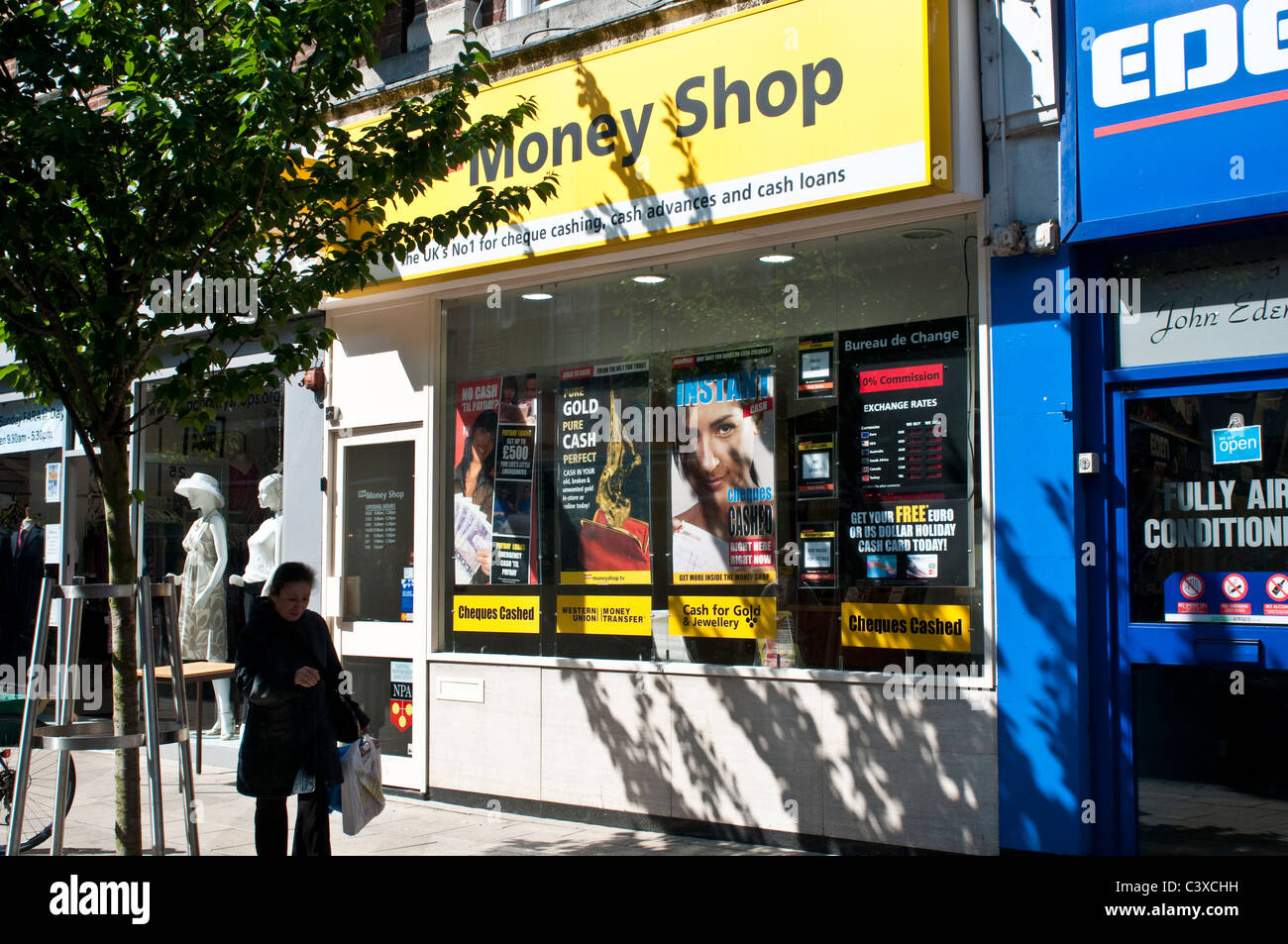 Money Shop, Kingston upon Thames, Surrey, UK Stock Photo - Alamy
