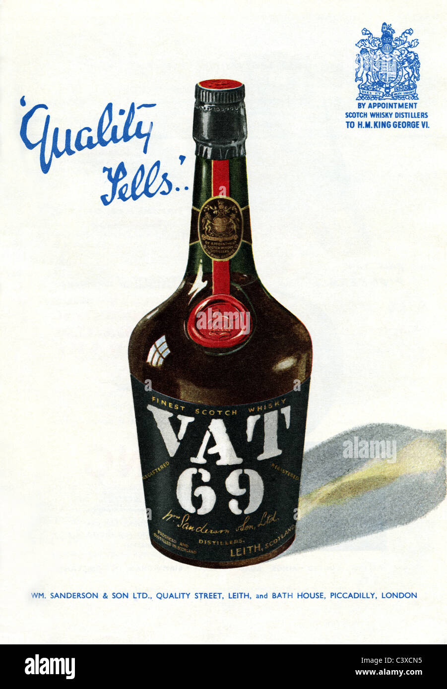 Advertisement For Vat 69 High Resolution Stock Photography and Images ...