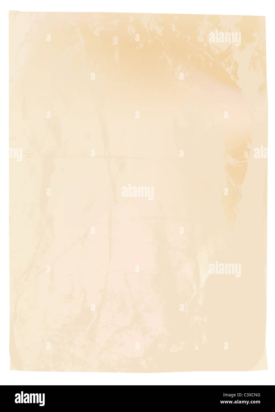 old style vintage or antique looking yellow parchment or paper ...