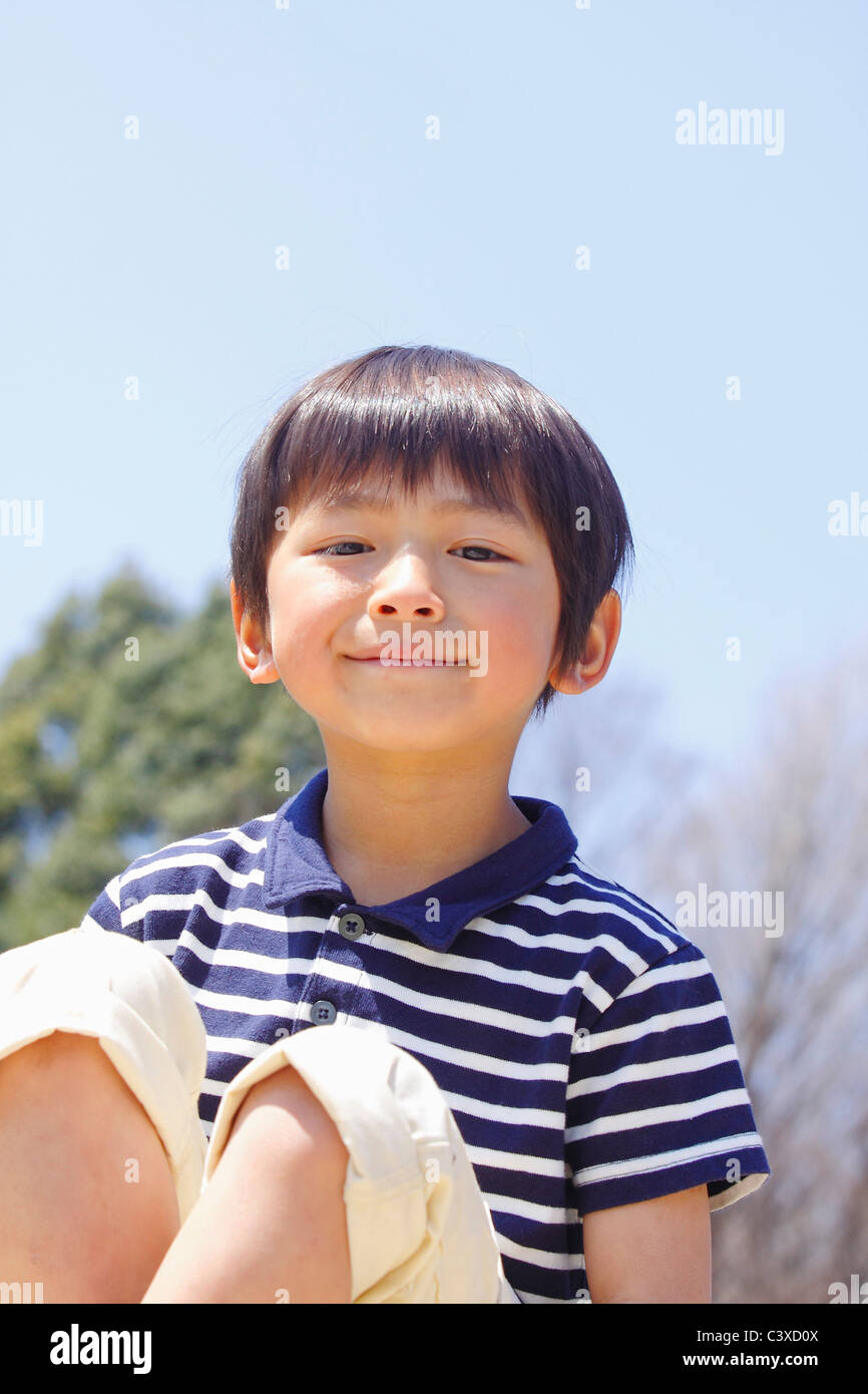 Portrait of Boy Stock Photo - Alamy