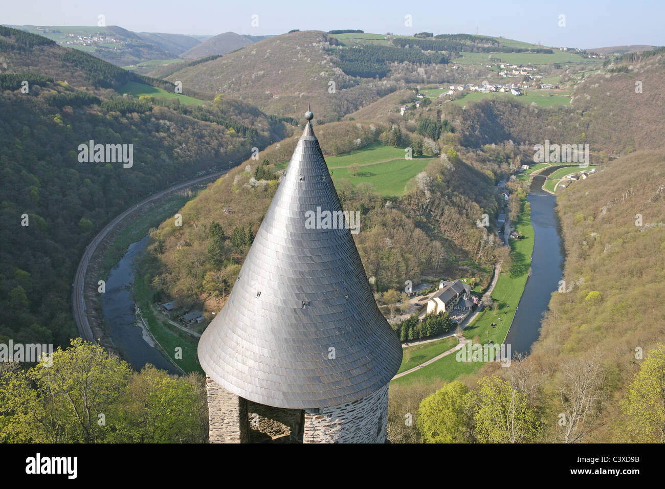 Bourscheid castle hi-res stock photography and images - Alamy