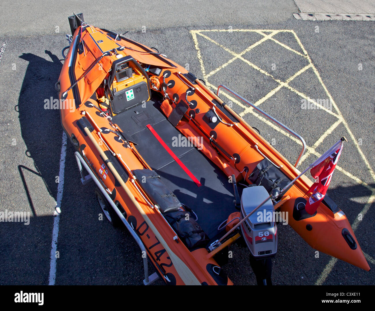New rib RNLI lifeboat Stock Photo - Alamy