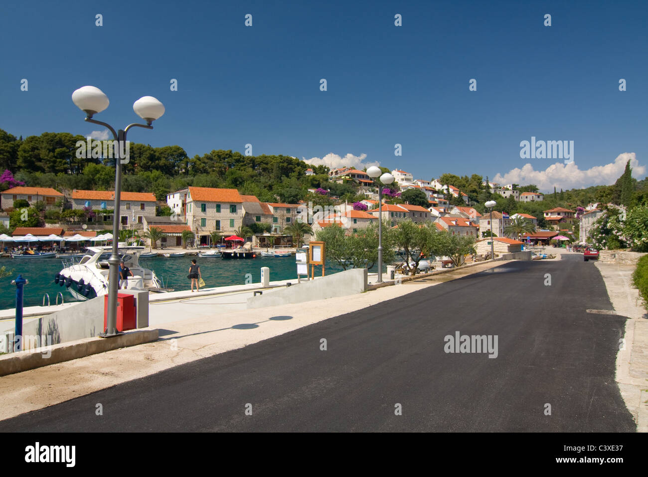 harbour in Maslinica, Island Solta, Croatia Stock Photo - Alamy