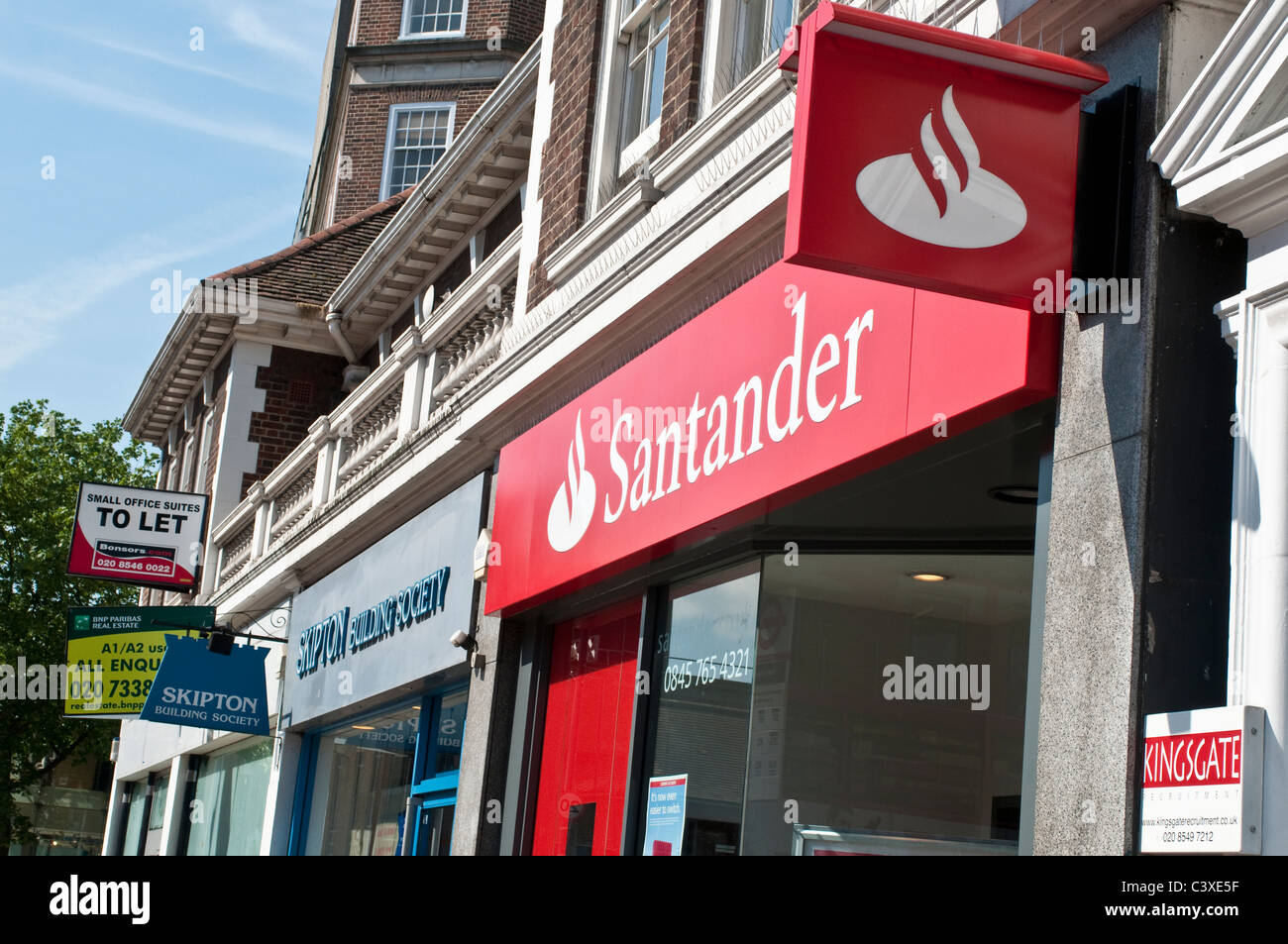 Santander bank, Kingston upon Thames, Surrey, UK Stock Photo - Alamy