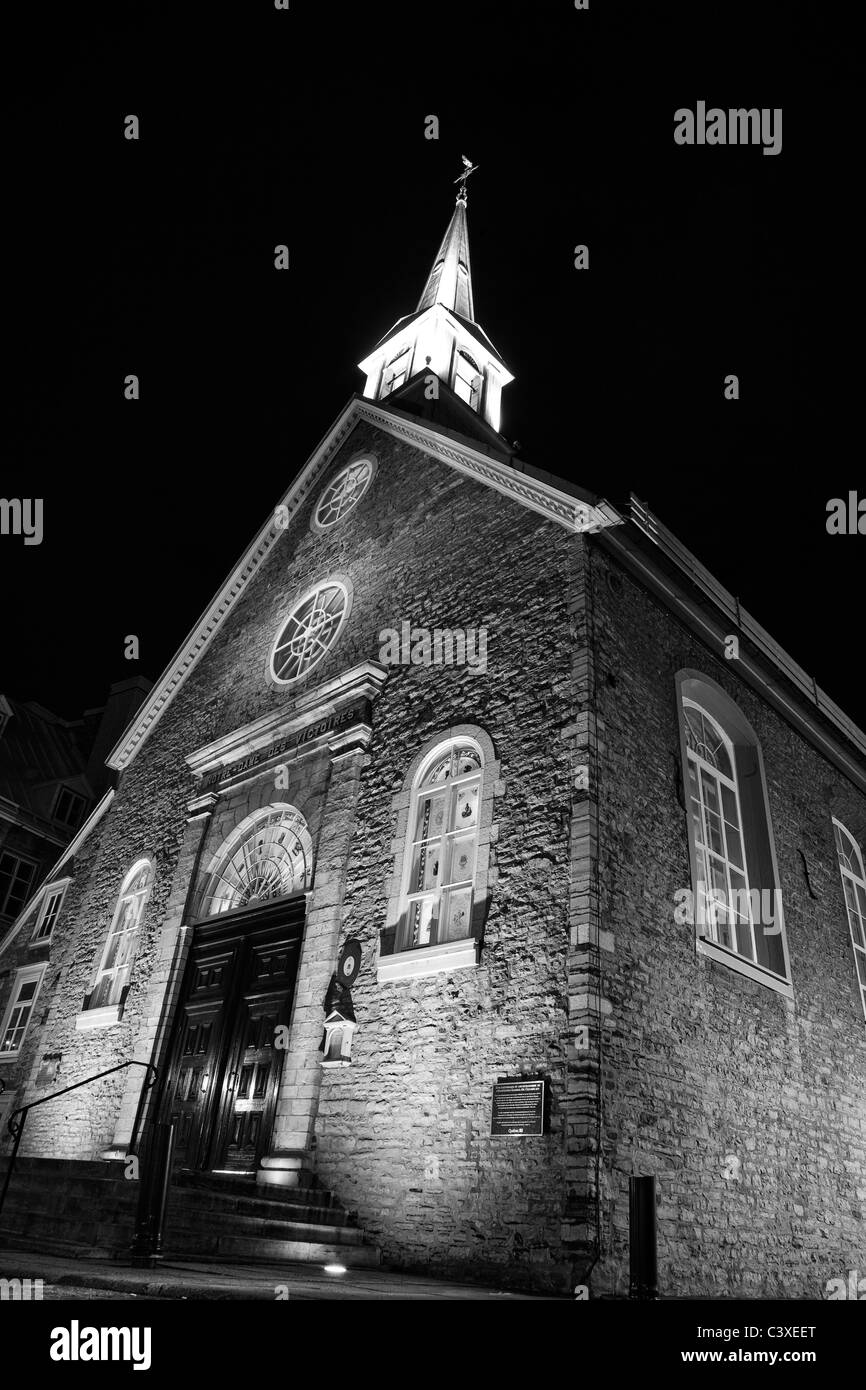 A traditional Quebec Church in Quebec City Stock Photo - Alamy