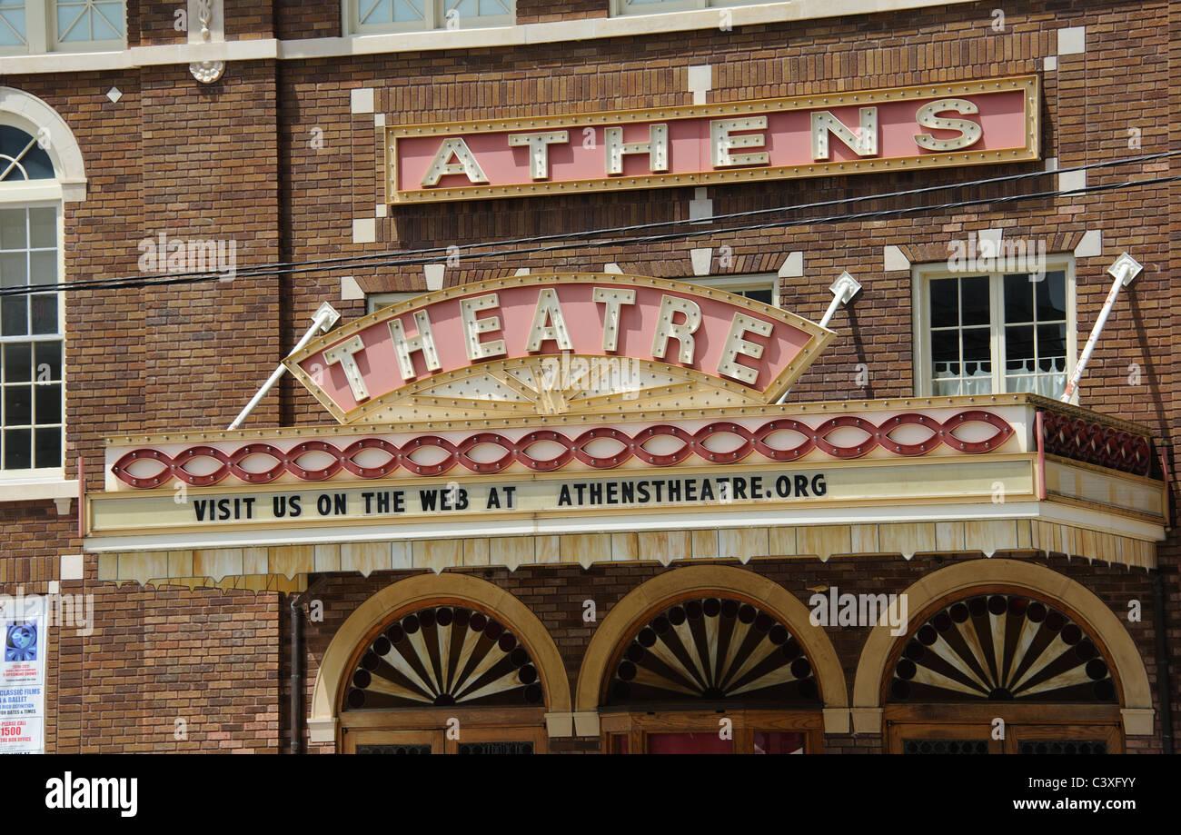 Athens Theatre in the historic downtown area of Deland West Volusia ...