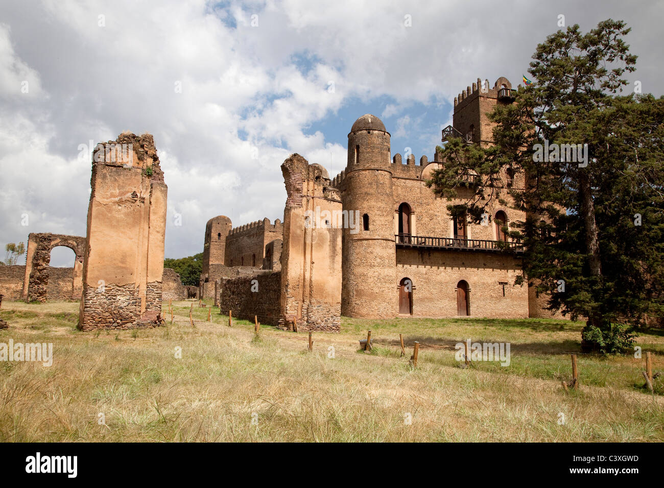 Old castles in Gondar, Ethiopia, Africa Stock Photo - Alamy