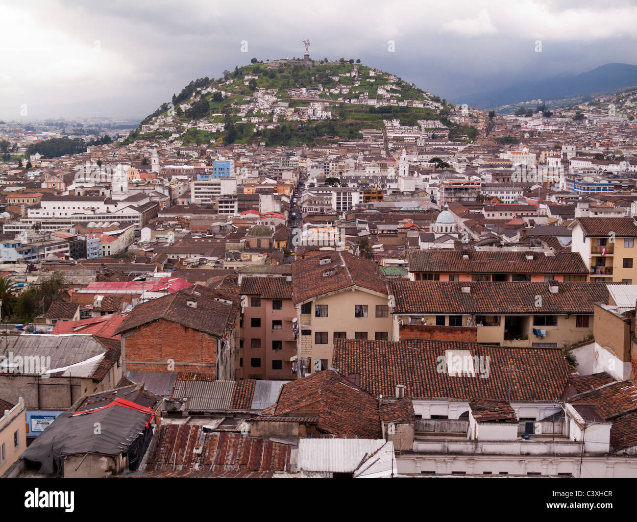 view of Quito, Ecuador Stock Photo - Alamy